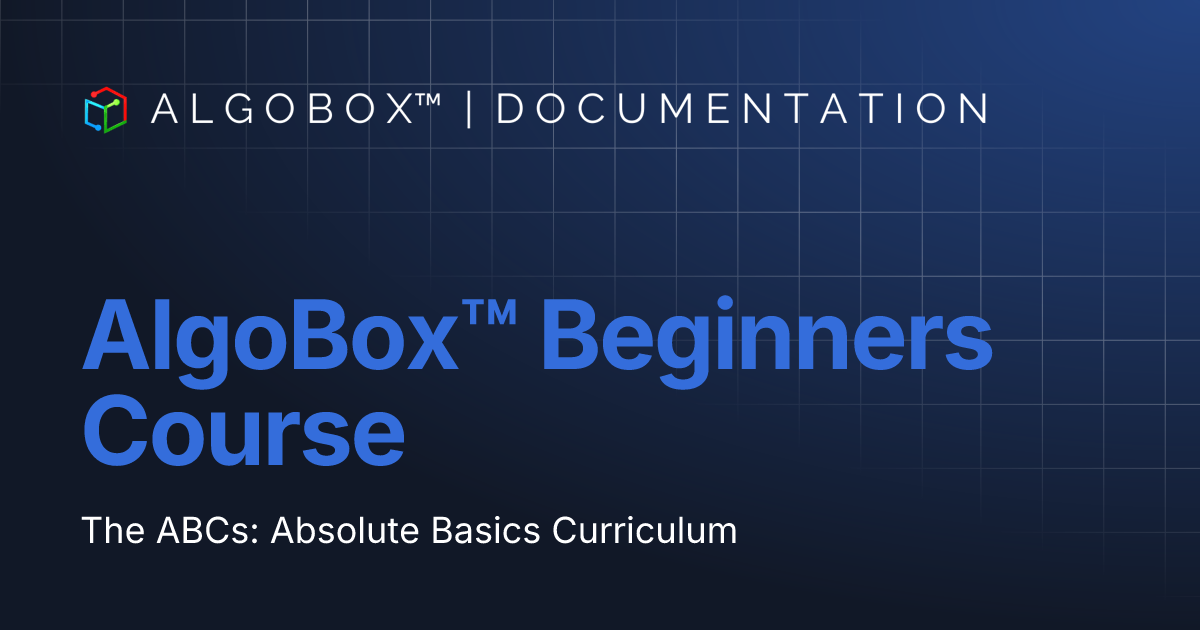 AlgoBox™ Beginners Course | AlgoBox™ Documentation