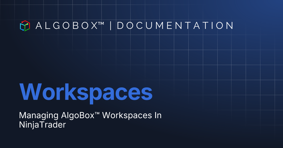 Workspaces | AlgoBox™ Documentation