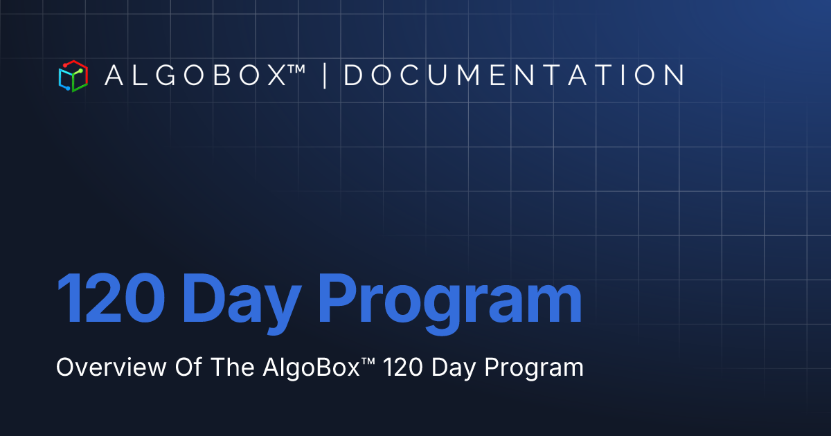 120 Day Program | AlgoBox™ Documentation
