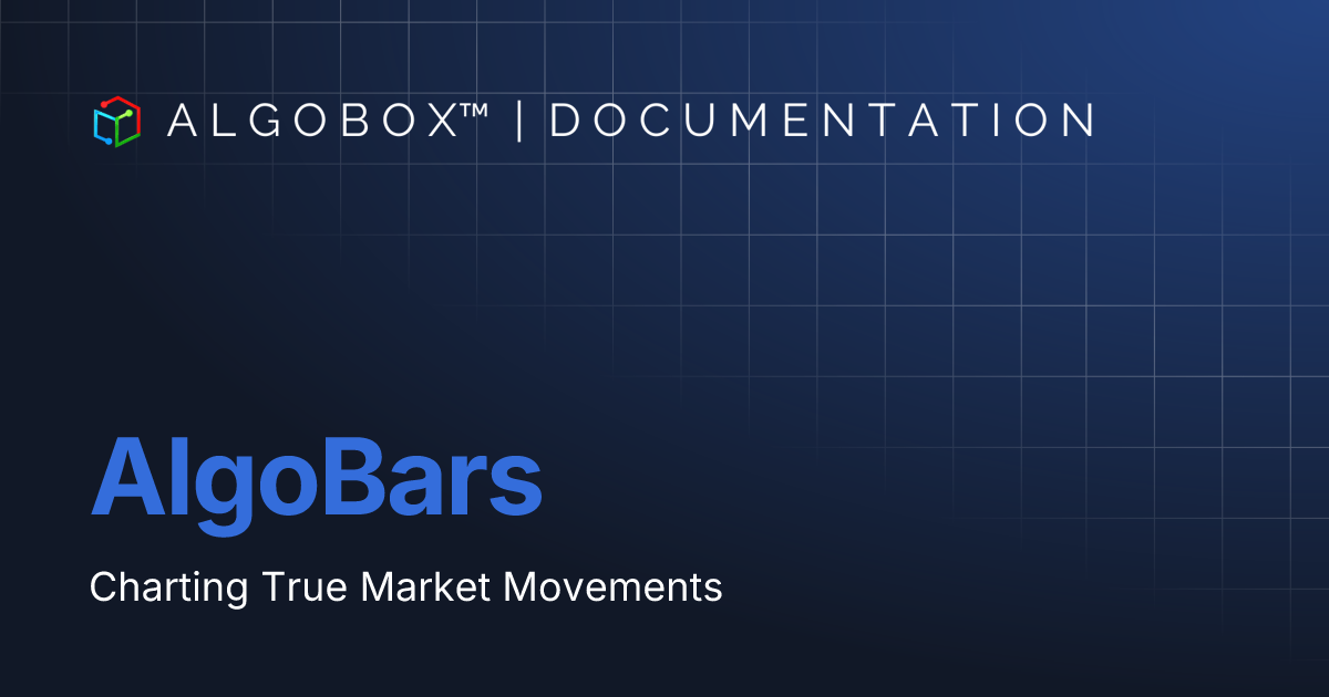 AlgoBars | AlgoBox™ Documentation