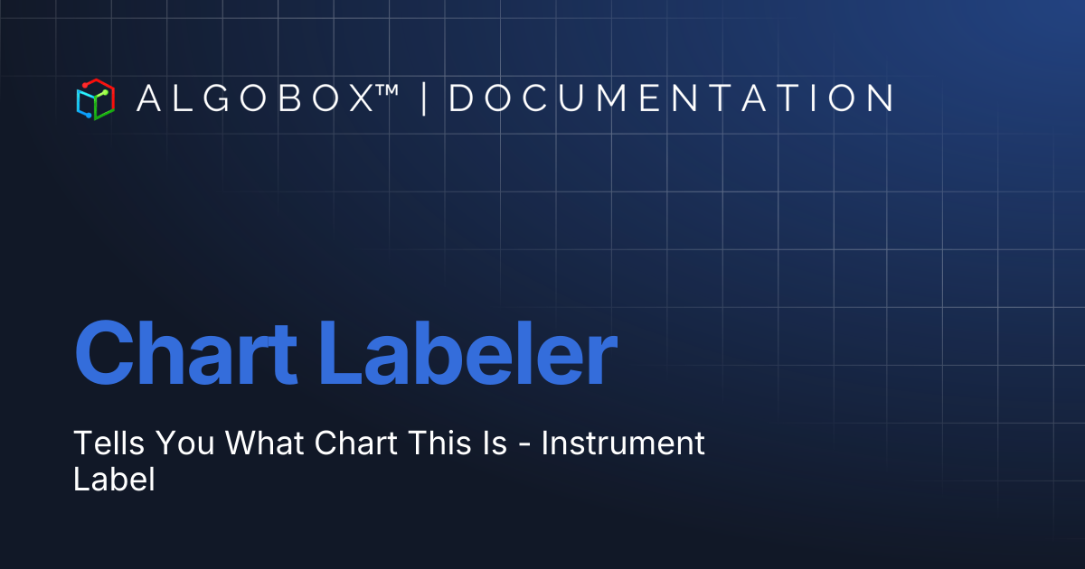 Chart Labeler | AlgoBox™ Documentation